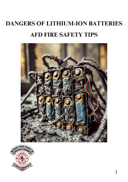 Dangers of Lithium-Ion Batteries & Fire Safety Tips - Amarillo Fire Department | Amarillo, Texas ...